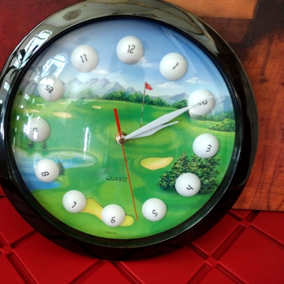 No brand | Wall Decor | Golf Wall Clock | Poshmark